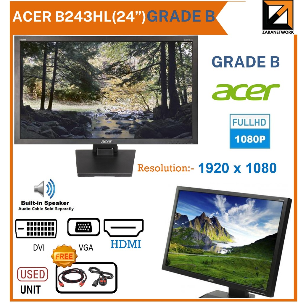 LED / LCD / DELL / 17 ~ 24 INCH, WIDESCREEN LED MONITOR LCD MONITOR ...