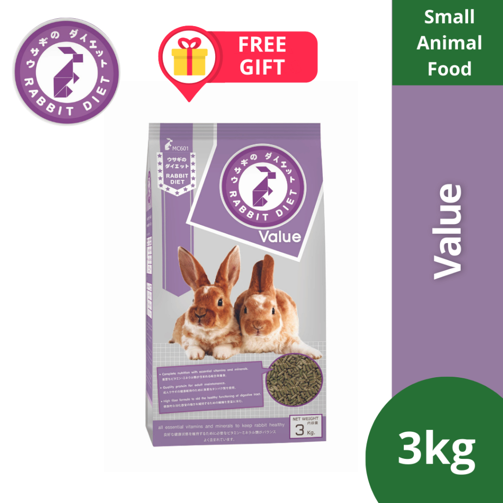 Rabbit Diet Dry Food - Value (3kg) | Shopee Malaysia