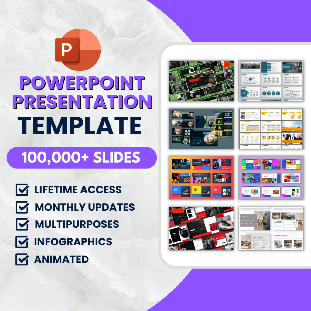 100,000+ Slides (Powerpoint Presentation Template) | Shopee Malaysia