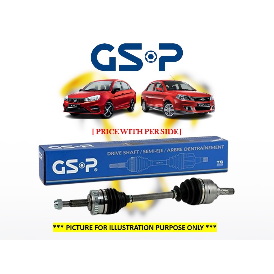 GSP - Proton Saga FLX 1.3L 1.6L Saga VVT 1.3L Drive Shaft Assembly RH ...