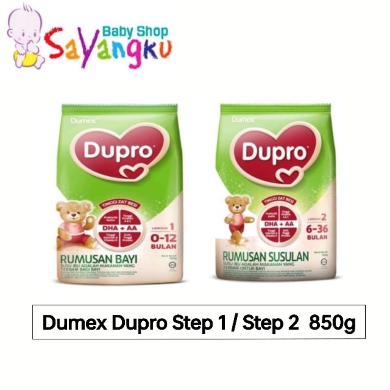 Dumex Dupro Step 1/2 - 850g ( Mar 2025 ) | Shopee Malaysia
