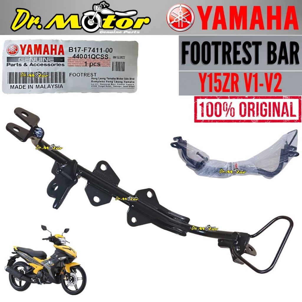 Y15ZR Y15 V1 V2 YSUKU Y15Z Front Middle FOOTREST BAR Bracket Depan Besi Kaki Pijak Ori B17-F7411 ...
