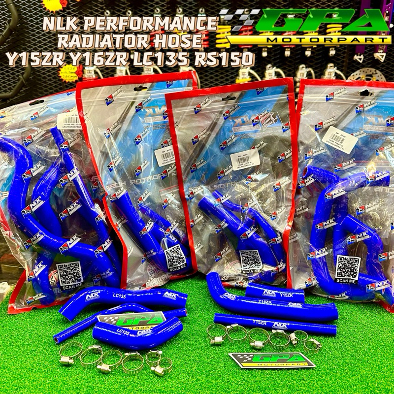 NLK PERFORMANCE RACING RADIATOR COOLANT HOSE SET YAMAHA Y15ZR Y16ZR ...