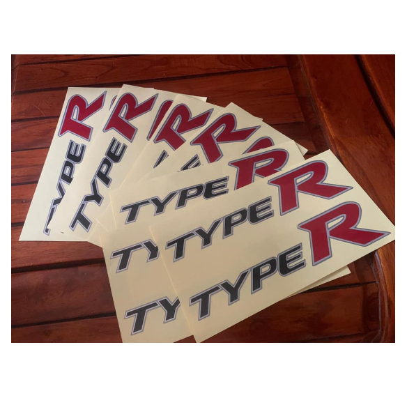 Car Side Door Sticker Honda TYPE R civic FD vtec ivtec RS 2.0 1.8 sport ...