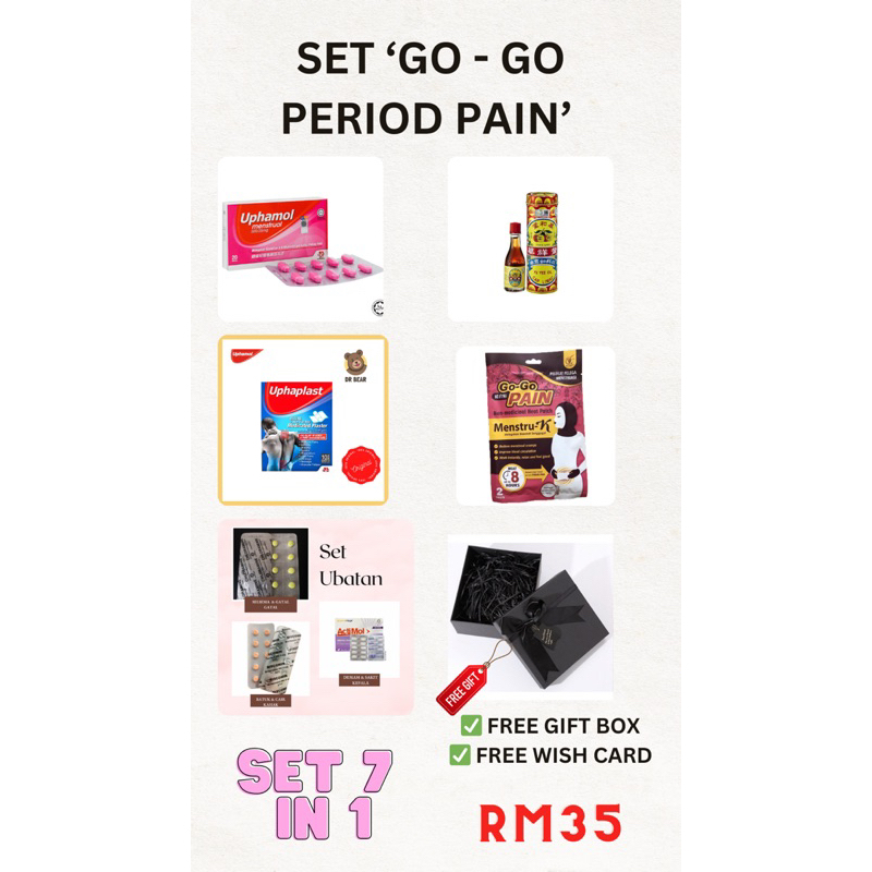 UBAT GIFT BOX (PERIOD PAIN) | Shopee Malaysia