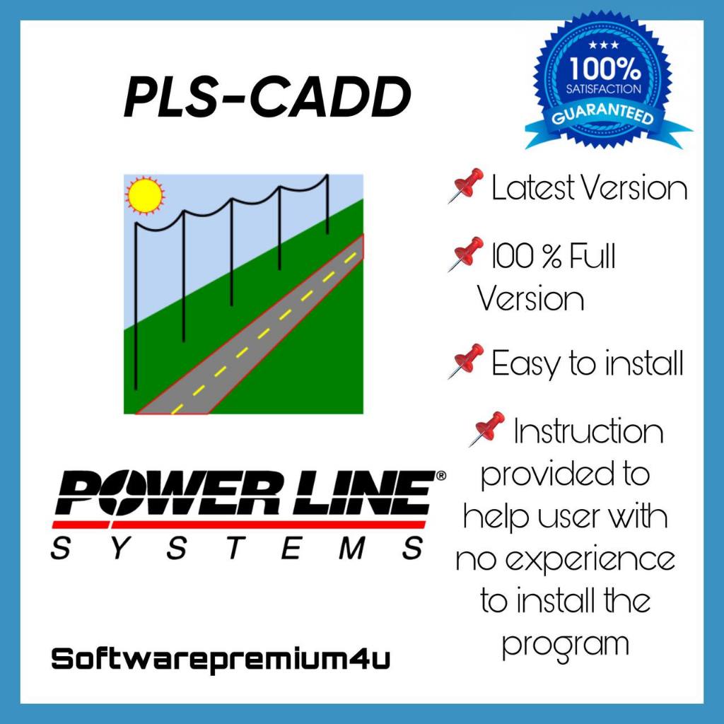 Power Line Systems PLS-CADD 16.81(2024) 🔥【Latest】🔥 | Shopee Malaysia
