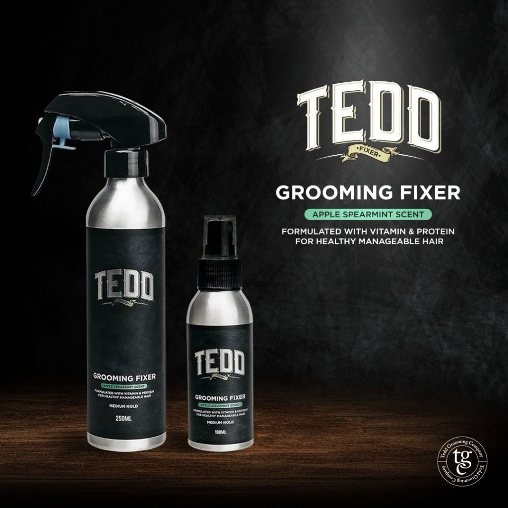 TEDD GROOMING FIXER ANTI-FRIZZ PRE-STYLE MEDIUM HOLD KERATIN+PROTEIN ...
