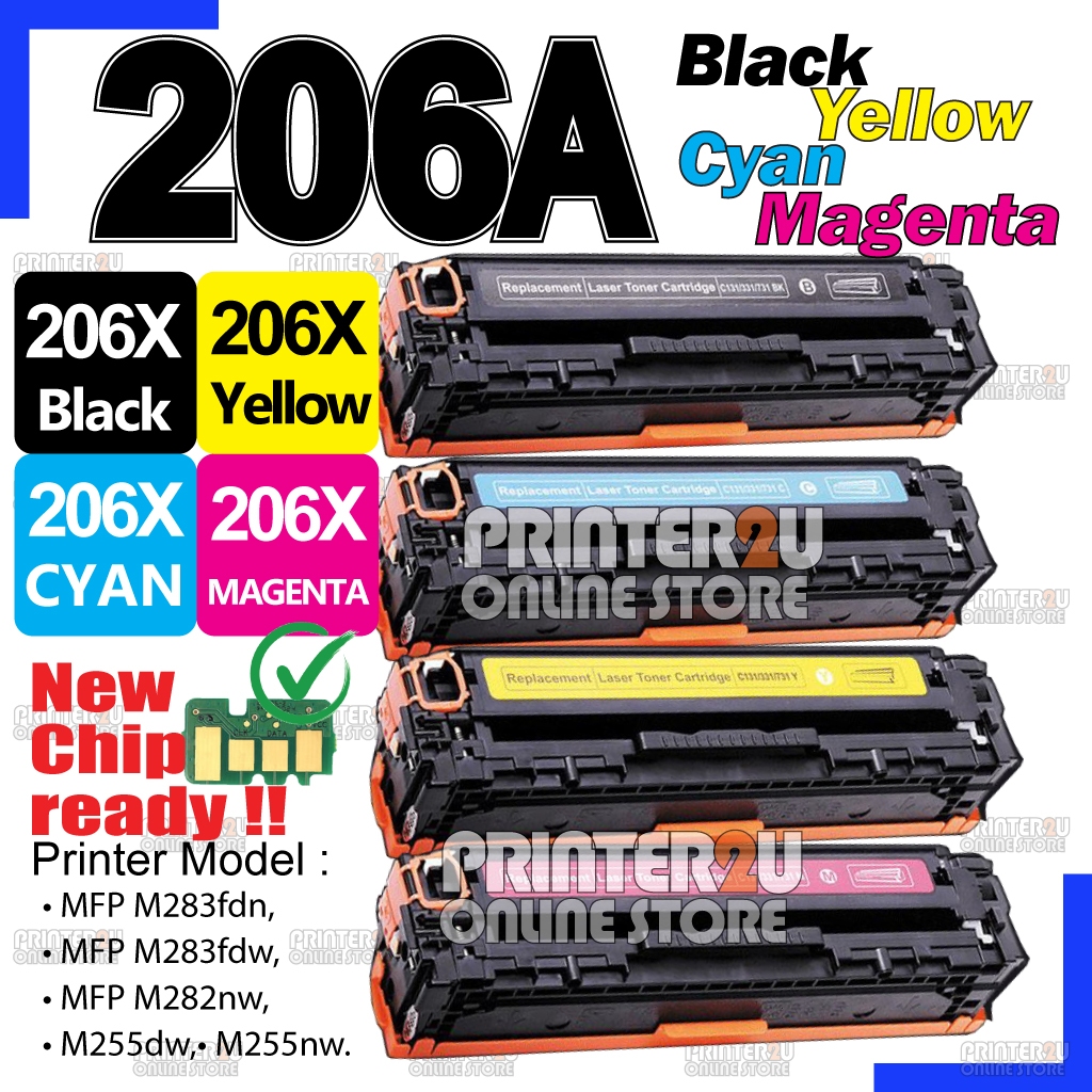 Compatible to HP Color Laserjet Pro MFP M283fdw M283fdn M282nw M255 HP ...