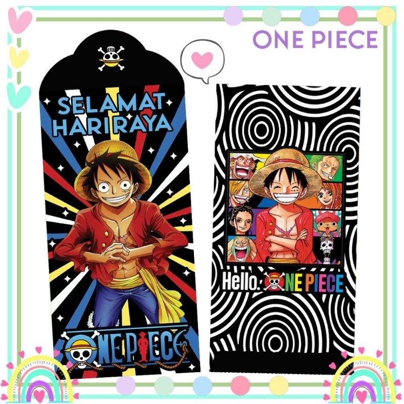 HP Sampul Raya ONE PIECE 1pek/5pcs (Buy 10 Get 1) Anime Money Envelopes ...