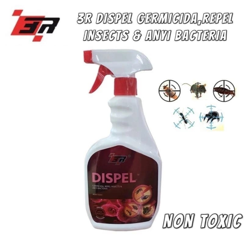 3R DISPEL (germicida, repel insects and anti bacteria) 500ml | Shopee ...