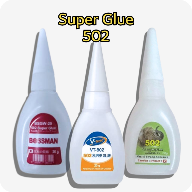 502 Multipurpose Super Glue 3 Second Glue V-tech Bossman Elephant ...