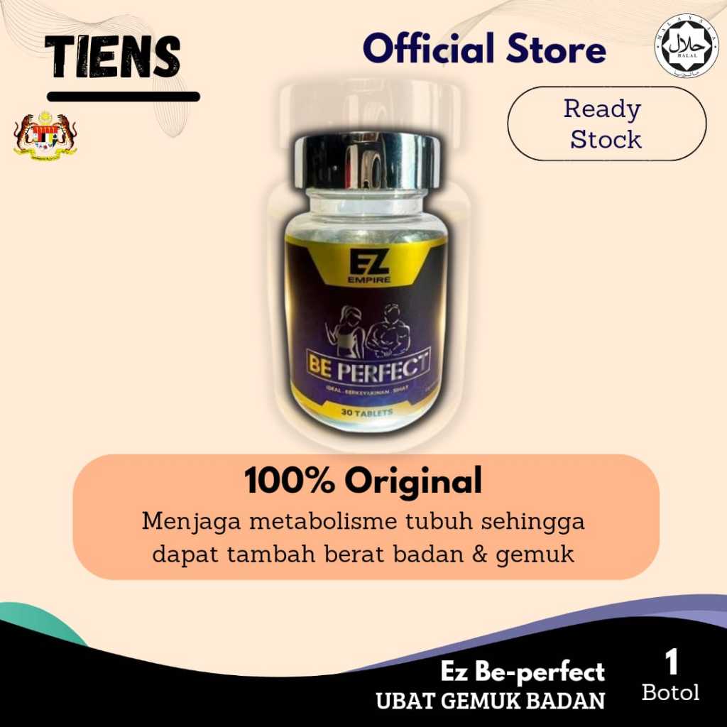 Ubat Gemuk EZ BE PERFECT Vitamin Weight gaint Tambah Gemuk and Berat ...