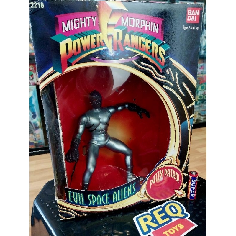 BANDAI 1993 MMPR PUTTY PATROL EVIL SPACE ALIENS POWER RANGERS | Shopee ...