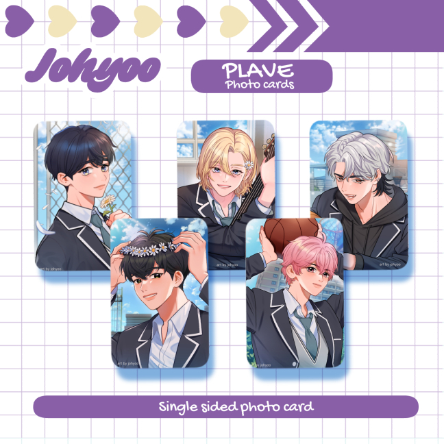 [PLAVE] Photo Card [fan made merch] Yejun Noah Bamby Eunho Hamin Pocca ...