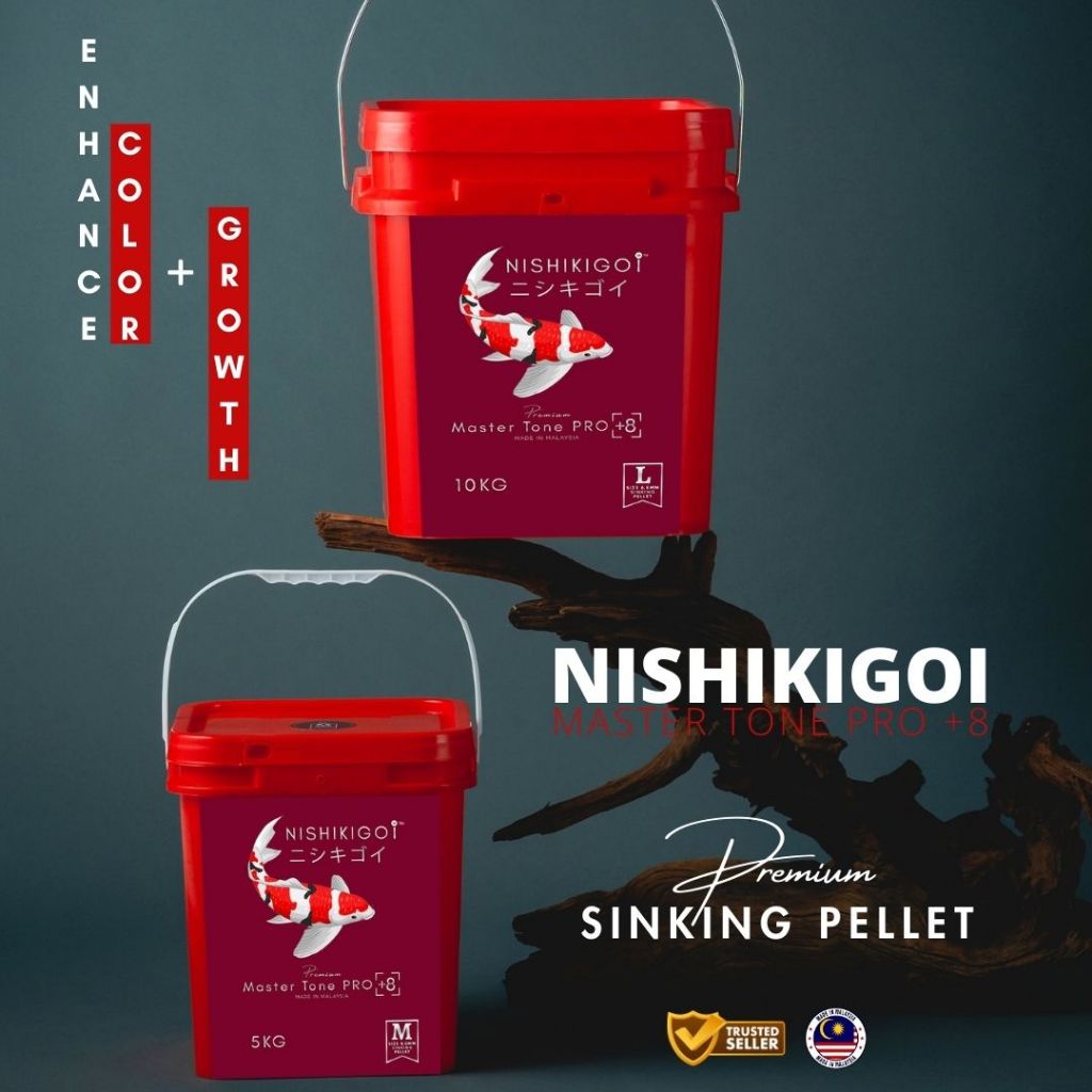 NISHIKIGOI Premier Sinking Koi Feed Master Tone PRO [+8] | Shopee Malaysia