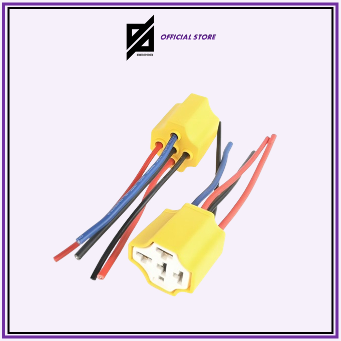 RELAY SOCKET 5 PIN CAR CABLE WIRE HARNESS CONNECTOR DC 12V (2PCS ...