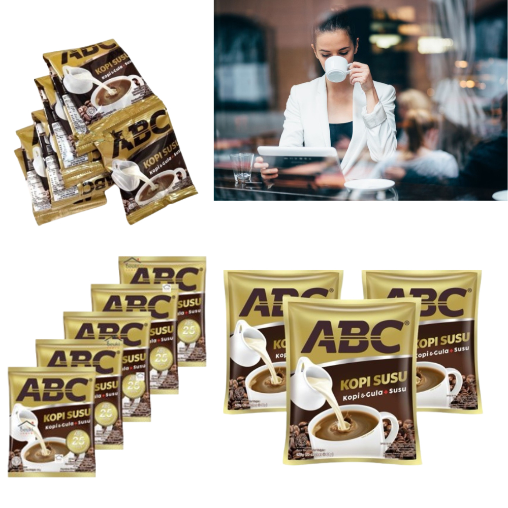 (BORONG) 10PCS ABC KOPI SUSU 1 RENTENG / 10PCS PRODUCT INDONESIA / FOOD ...