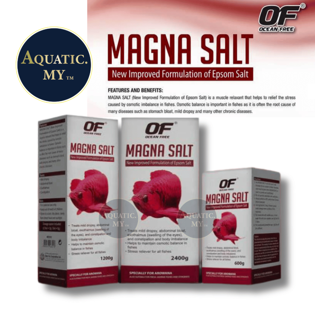 Ocean Free Magna Salt (600g)Arowana Stingray /Garam Ikan Arowana Ikan ...