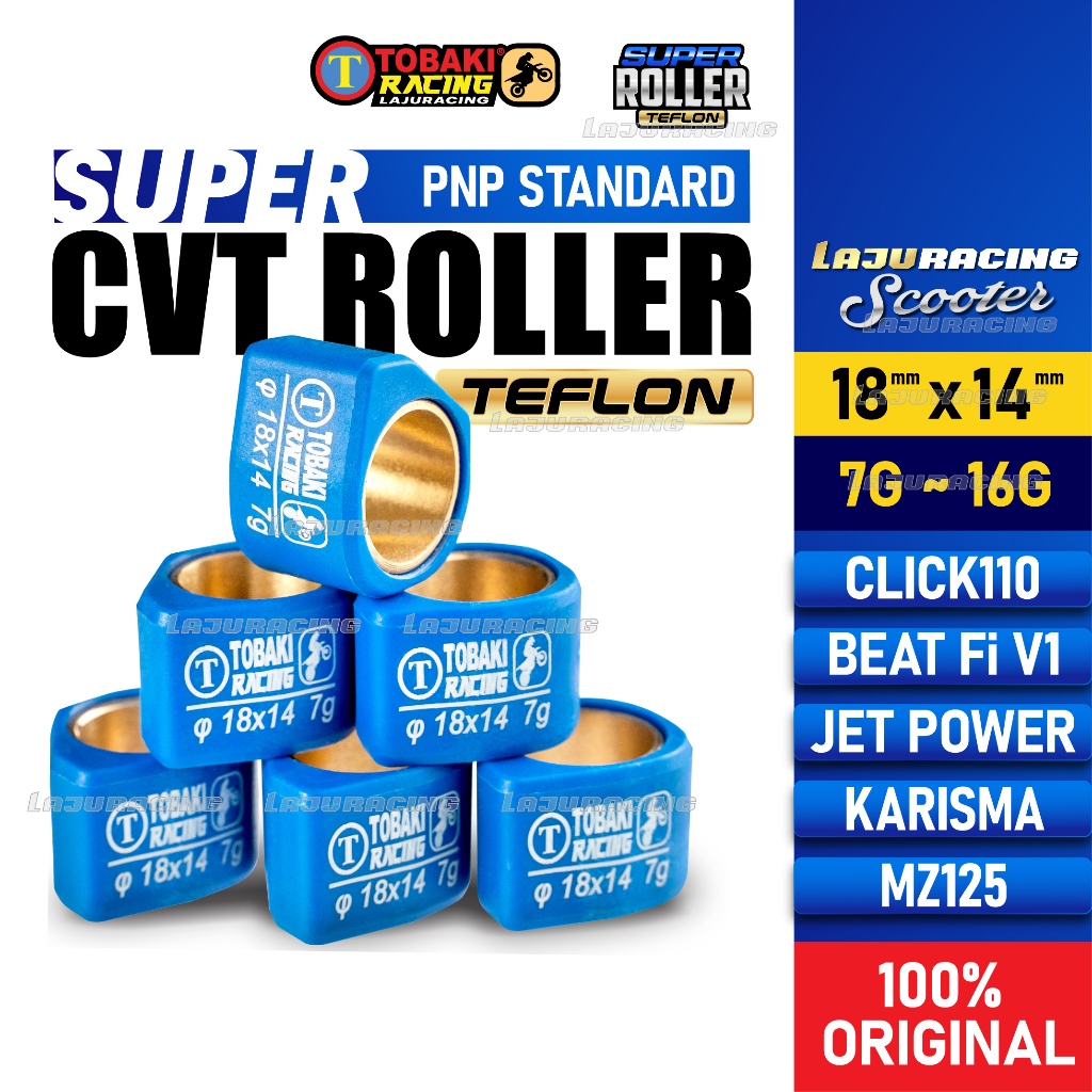 TOBAKI Super CVT Roller CLICK110 JET POWER KARISMA BEAT MZ125 7G 8G 9G 10G 11G 12G 13G 14G 15G ...