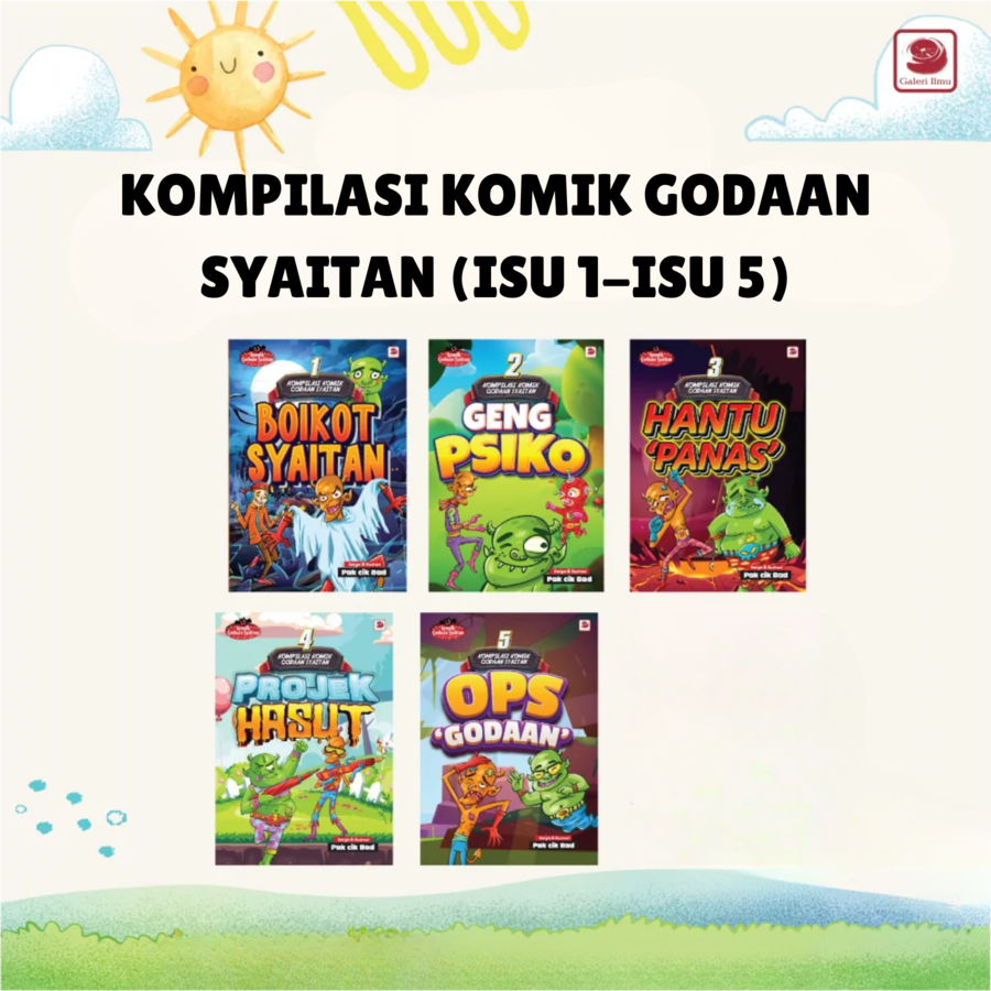 Galeri Ilmu - Kompilasi Komik Godaan Syaitan Siri 1 - Siri 5 (Edisi ...