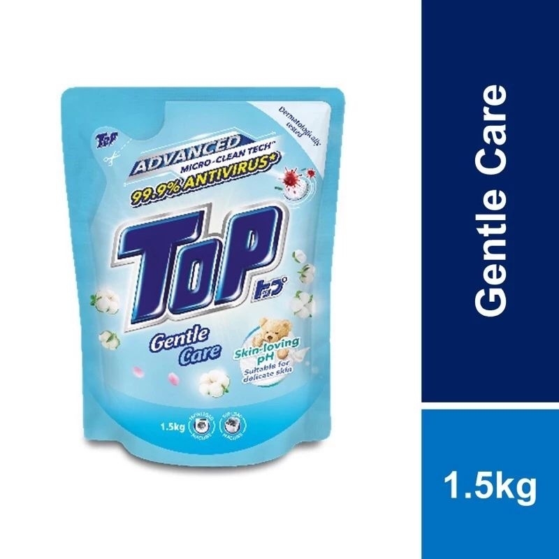 Top Liquid Detergent Colour Protect Purple Refill (1.5kg/1.8kg ...