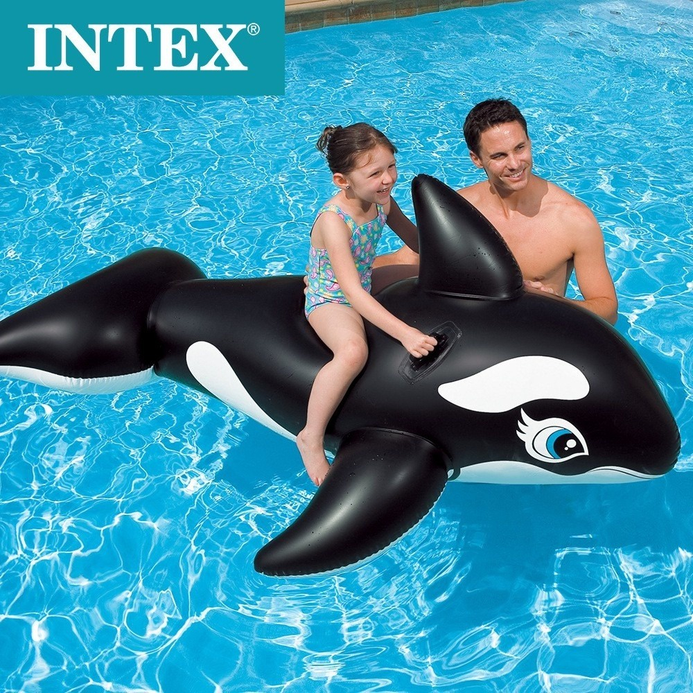 Intex Whale Inflatable Floaties Whale Inflatable Pool Toy Lightweight ...