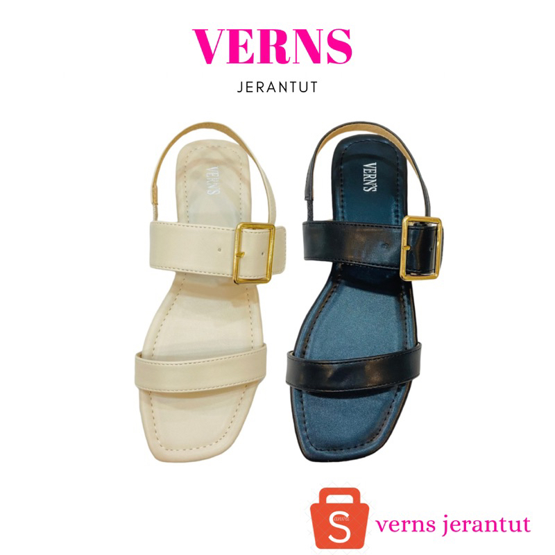 VERNS - Sandal Bertali Tapak Rata S32034310 | Shopee Malaysia