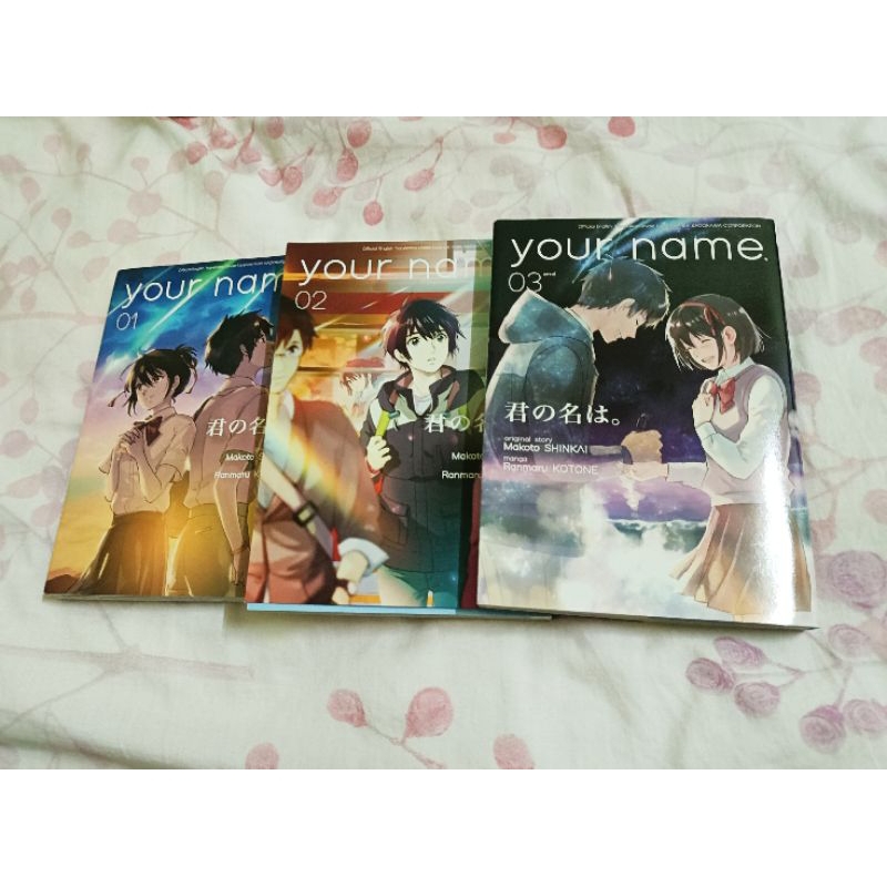 Your Name comics set 1-3 by Makoto Shinkai english japanese manga ...