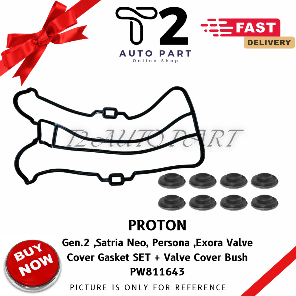 Proton Gen.2 ,Satria Neo, Persona ,Exora Valve Cover Gasket SET + Valve ...