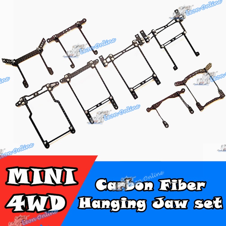 Tamiya Imi Carbon Fiber Hanging Jaw Set For Tamiya Mini 4WD | Shopee ...