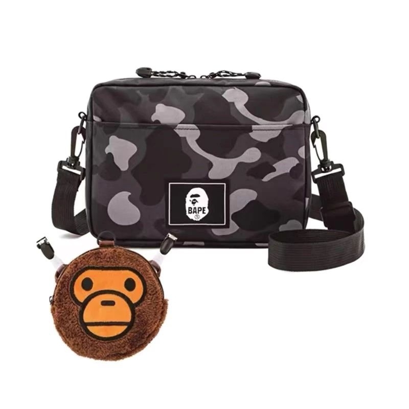 AAPE BAPE A bathing ape Japan chest waist sling shoulder porch pouch crossbody bag beg lelaki ...