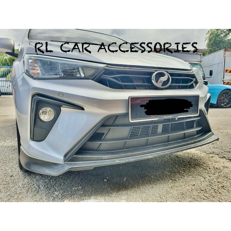 Perodua bezza 2020 2021 2022 2023 mugrn R style front bumper lip skirt ...