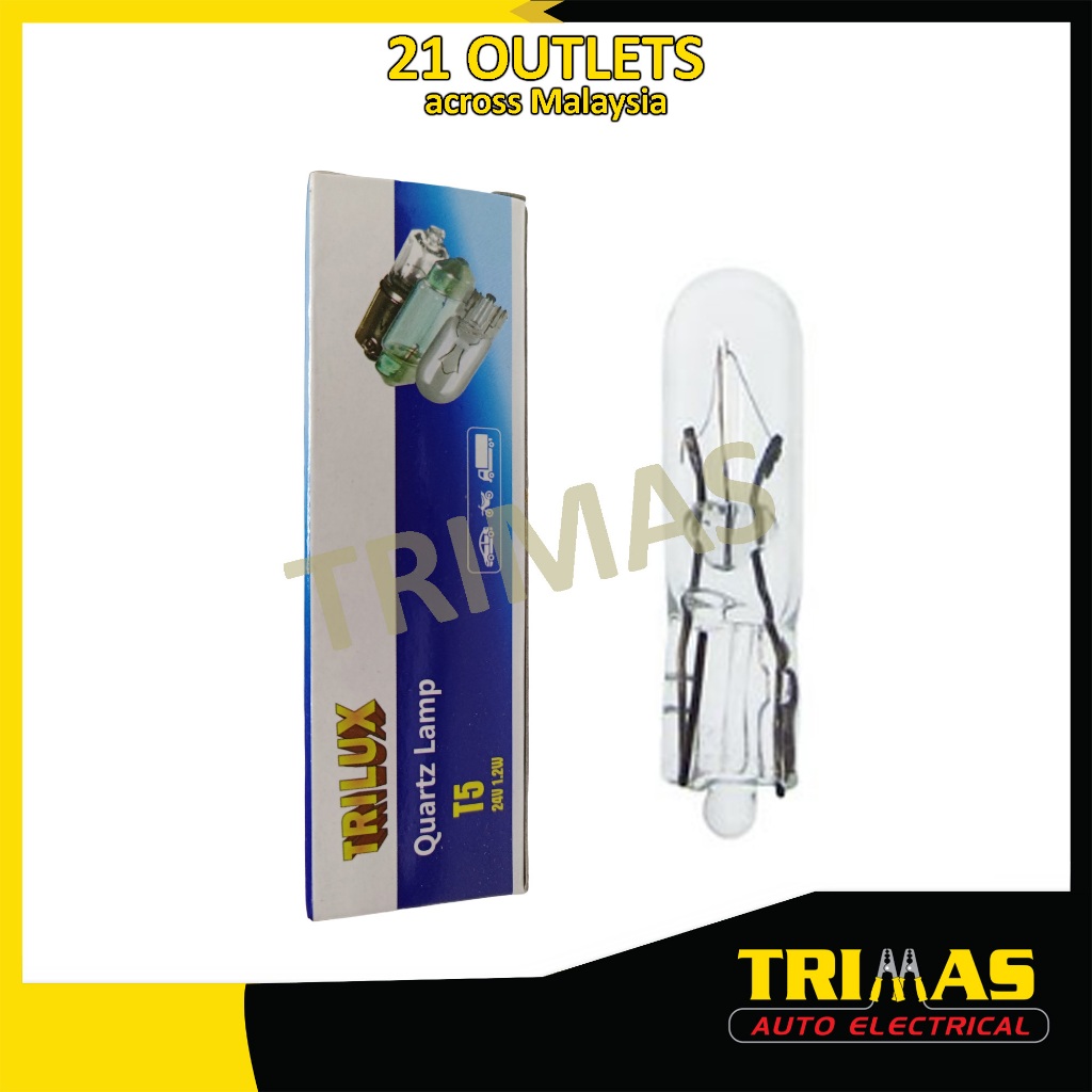 T5 Dashboard Instrument Speedo Wedge Meter Bulb 4191-24V (1PC) | Shopee ...