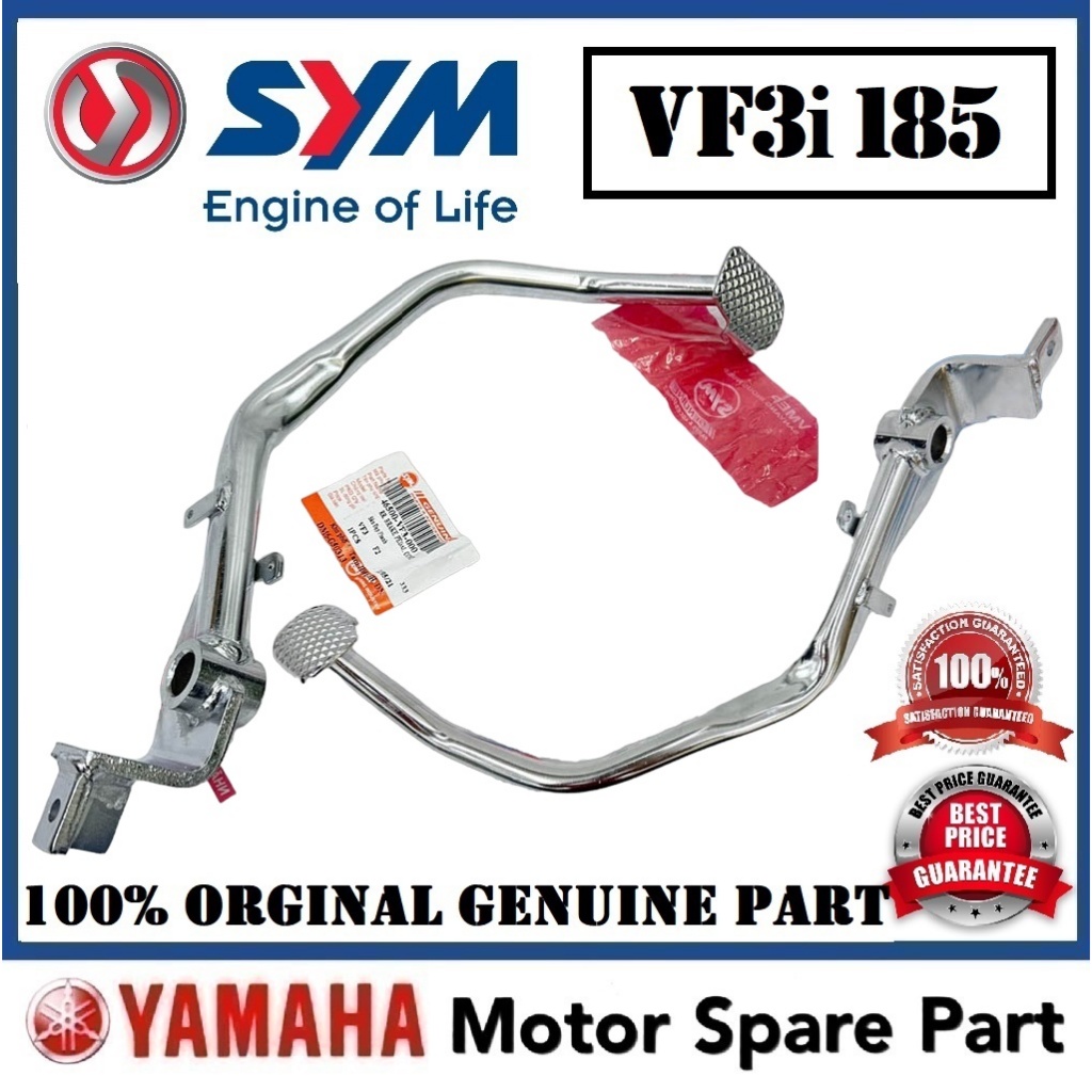100% ORIGINAL SYM VF3i BRAKE PEDAL ASSY 0 46500-VF3-000 RR LEVER COMP BREK PEDAL KAKI TONGKAK ...