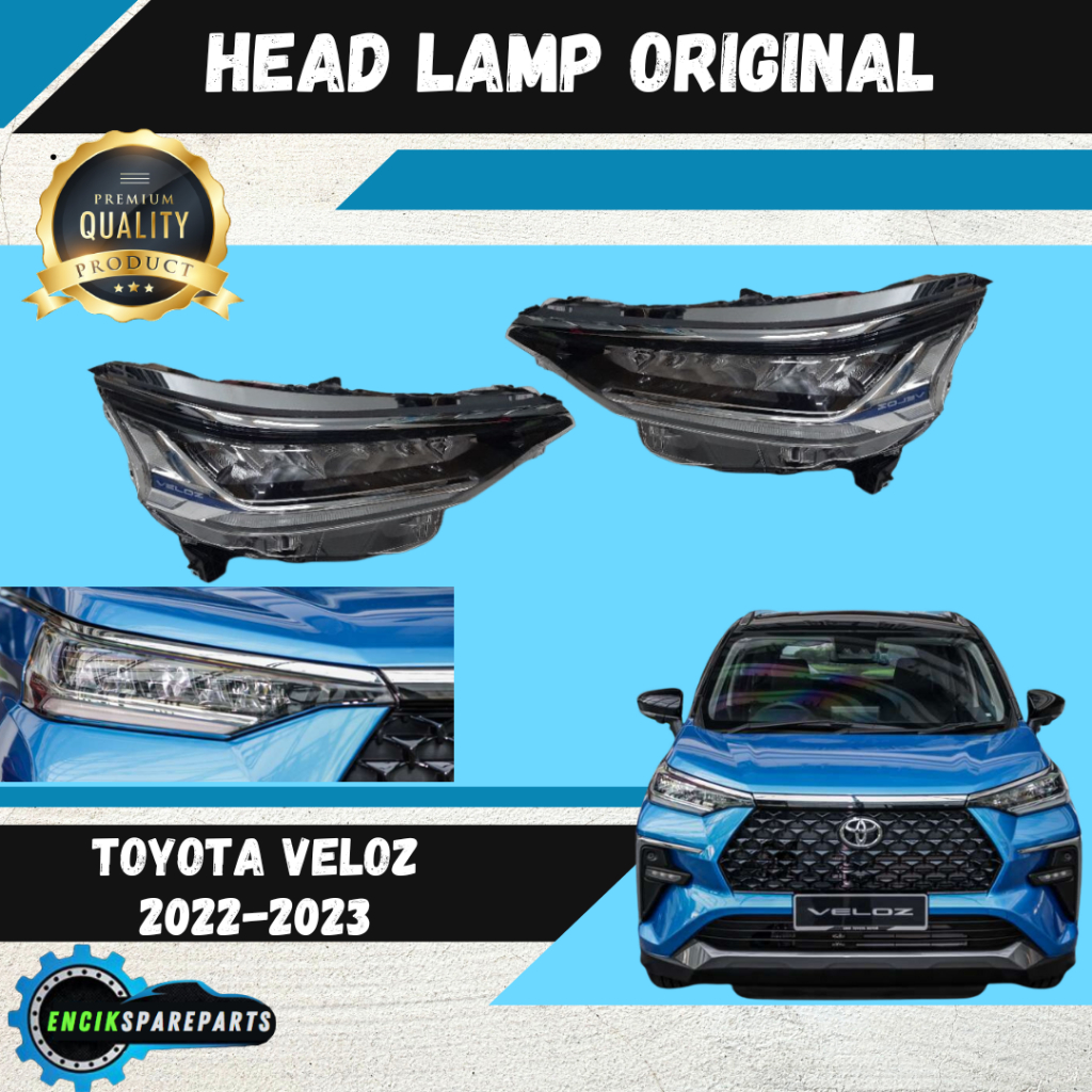 Original Toyota Veloz 2022 Head Lamp Lampu Depan 100% New High Quality ...