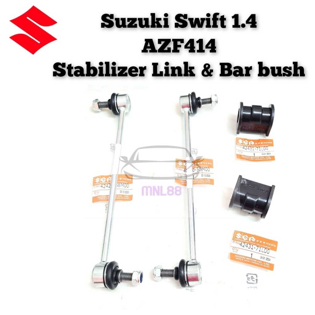 Suzuki Swift 1.4 AZF414 Absorber Link Stabilizer Link & Stabilizer Bar ...