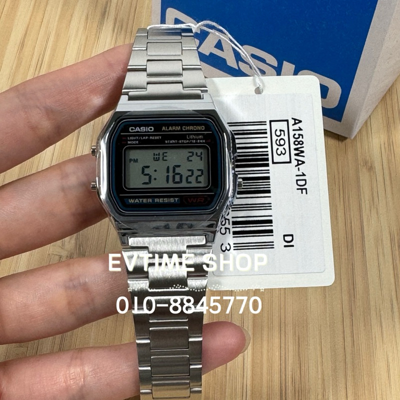 100% ORIGINAL CASIO DIGITAL A158WA-1DF / A158WA-1D / A158WA-1 / A158WA UNISEX VINTAGE CASUAL ...
