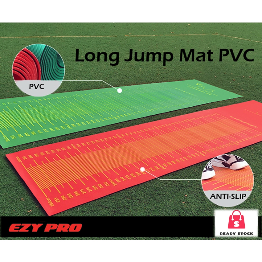 Standing Long Jump Test Mat PVC Rubber 3.5m x 0.9m | Fitness Training ...