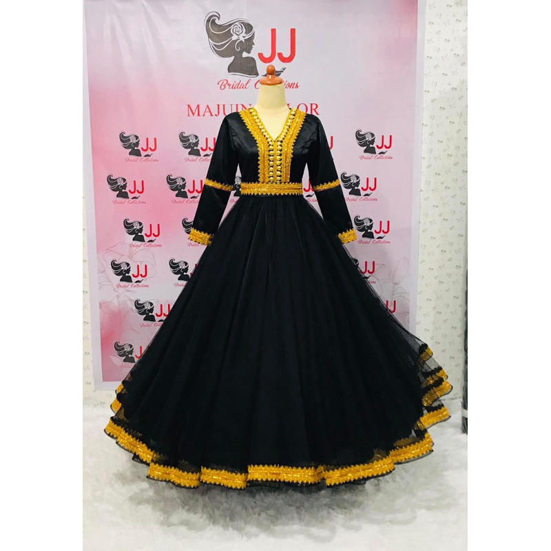 Baju Tradisional sabah versi moden (Gown Kembang) | Shopee Malaysia