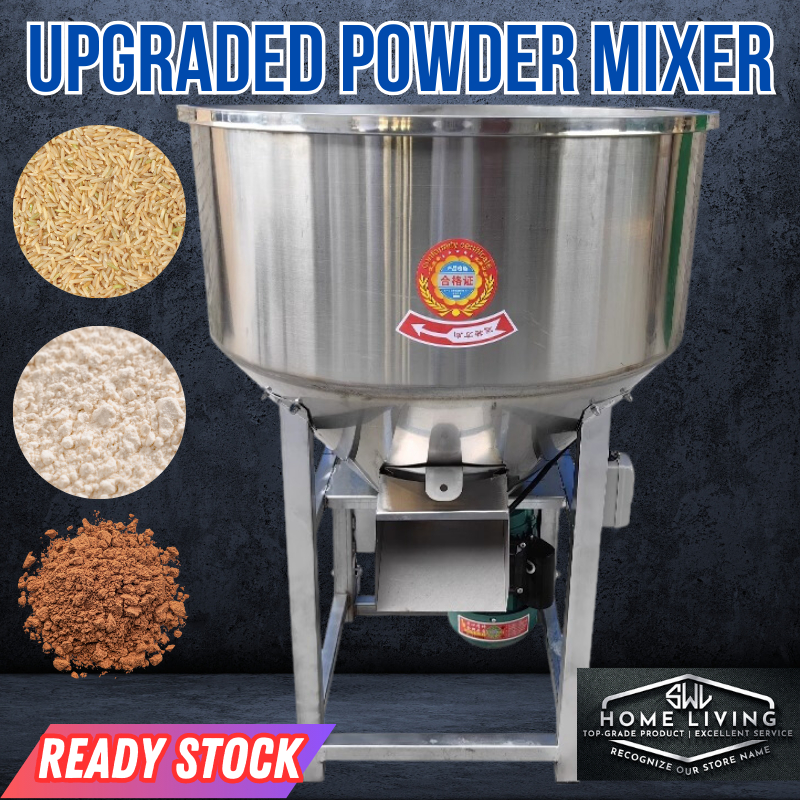 *READY STOCK* 50KG Food Powder Mixer Tepung Vertical Stainless Steel ...