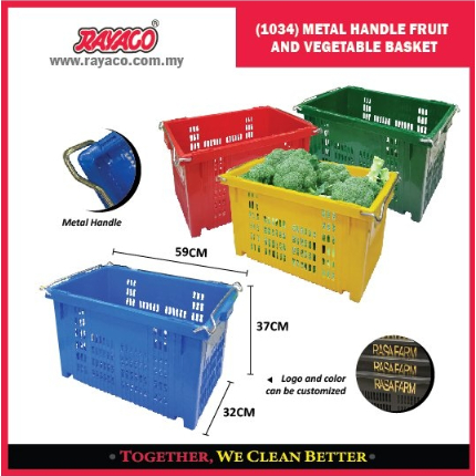 Heavy Duty Industrial Basket With Metal Handle 1034/Durian Basket/Fruit ...