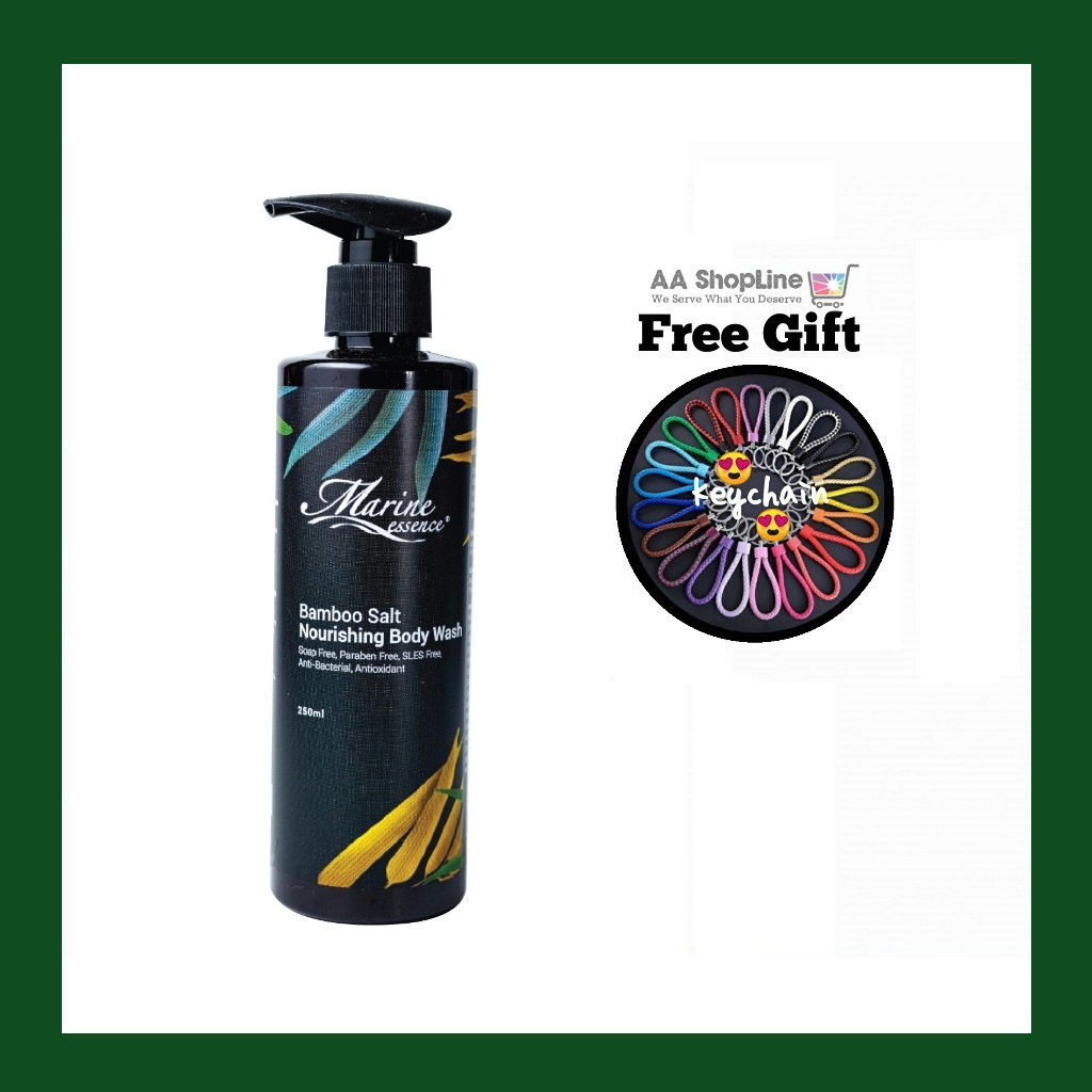BODY WASH - Marine Essence Bamboo Salt Nourishing Body Wash Sabun Garam ...