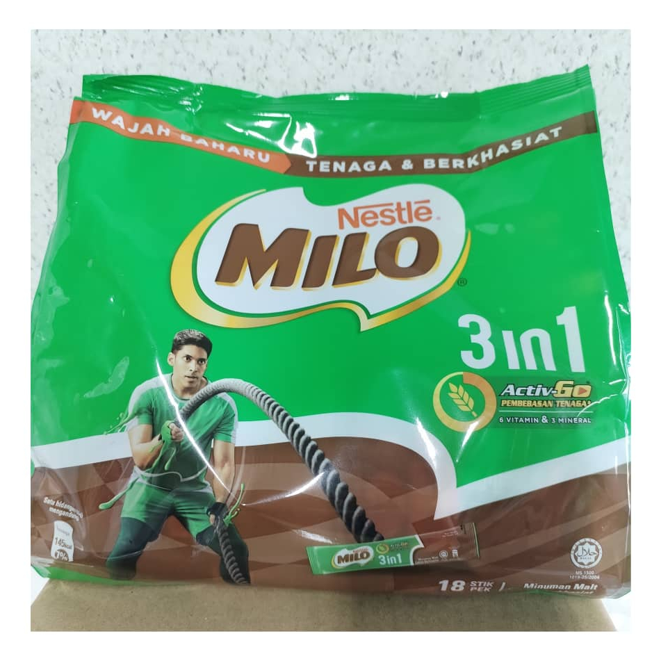 Milo Active Go 3in1 18x33g | Shopee Malaysia