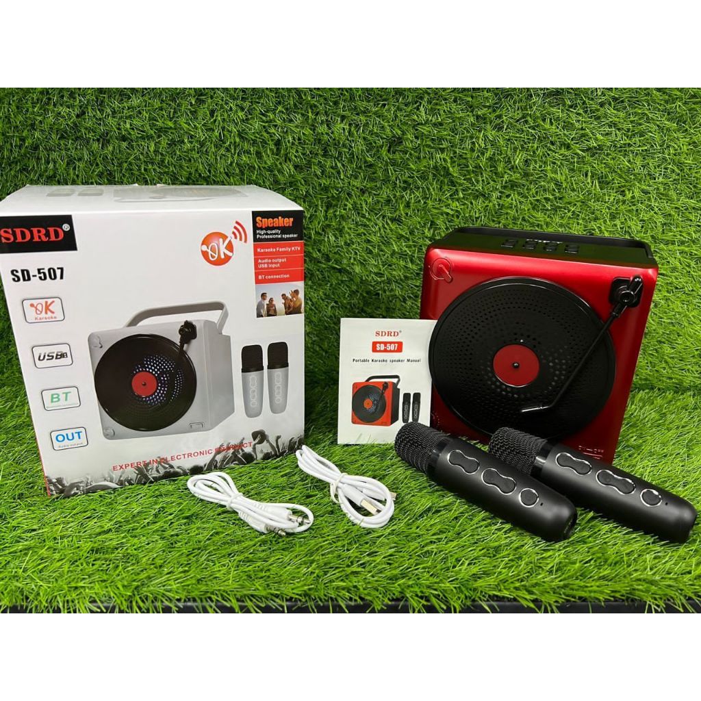 SDRD Karaoke Speaker Model :SD-507 Microphone | Shopee Malaysia