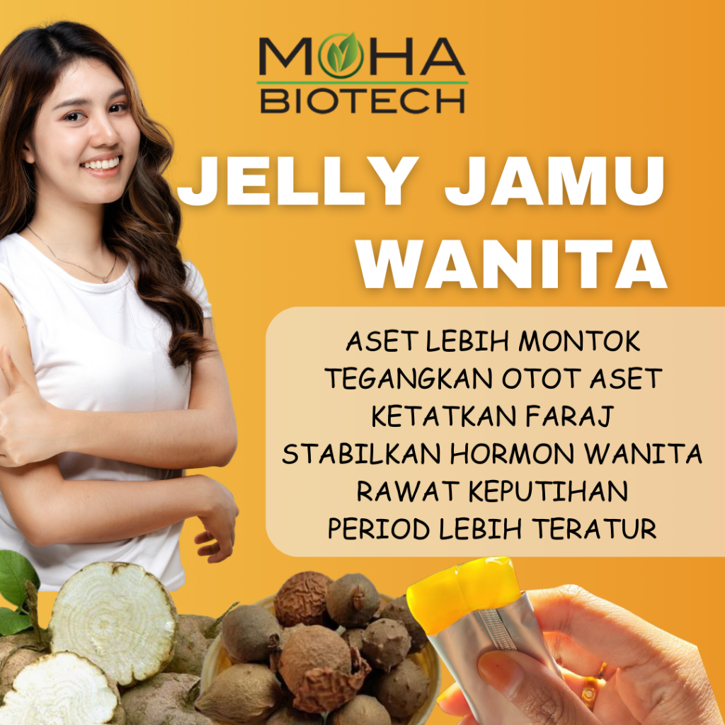 OEM Jelly Jamu Wanita Tradisional Direct Kilang - 10g/pcs | Shopee Malaysia