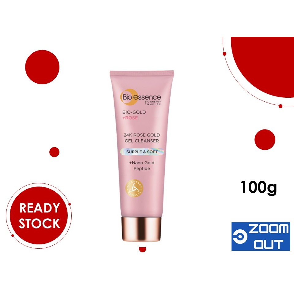Bio-essence Bio-Gold 24K Rose Gold Cleanser (100g) | Shopee Malaysia