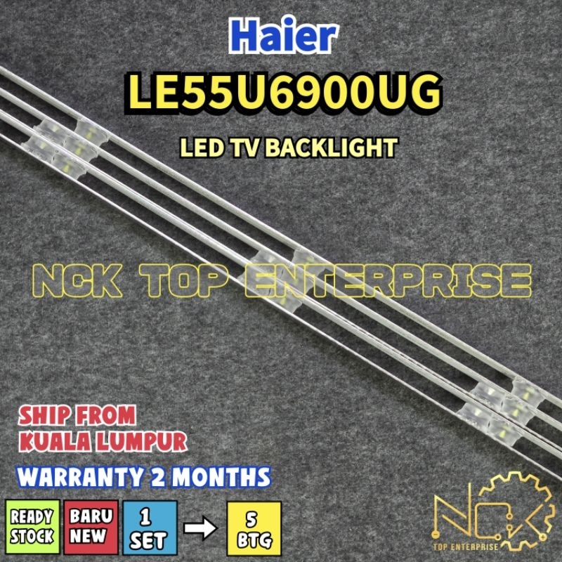 HAIER LE55U6900UG TV LED BACKLIGHT BARU READY STOCK LE55U6900 | Shopee ...