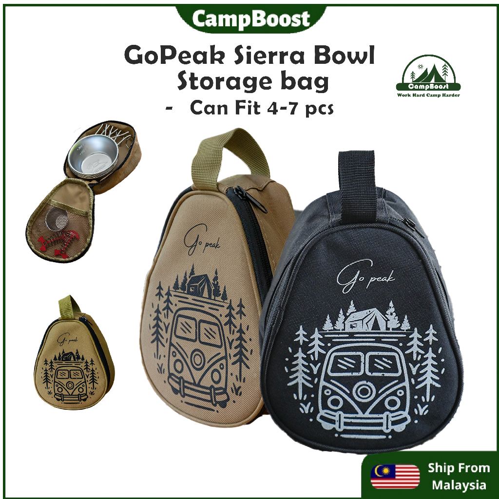 CampBoost GOPEAK Sierra Bowl Storage Bag Organizer Blow Storage Case ...
