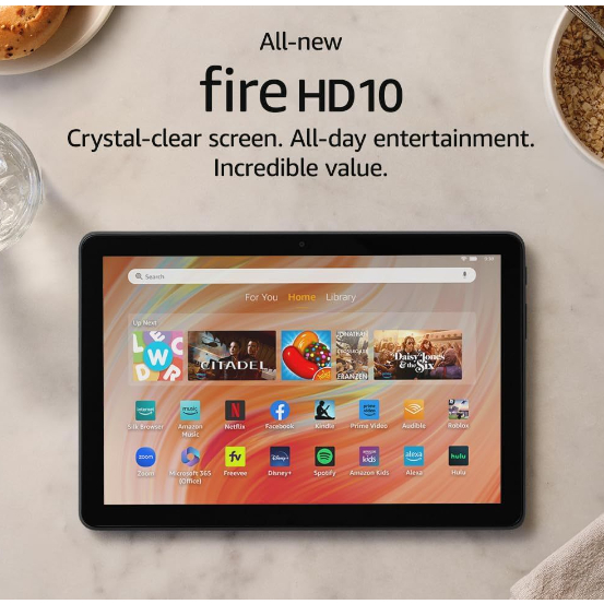 All-new Amazon Fire HD 10 tablet, built for relaxation, 10.1" vibrant ...