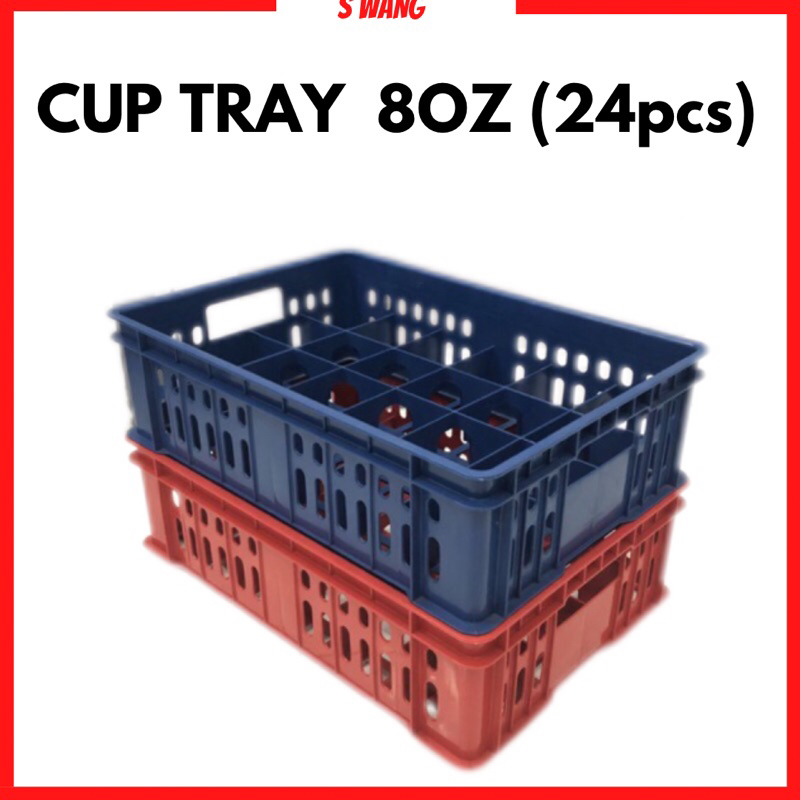Stackable Glass Cup Tray Rack Storage / Bottle Tray / Drink Beverage ...